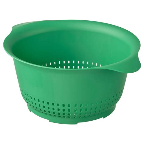 Uppfylld Colander Bright Green 24 Cm Ikea Malaysia