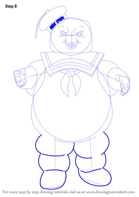 How To Draw Stay Puft Marshmallow Man From Ghostbusters Ghostbusters