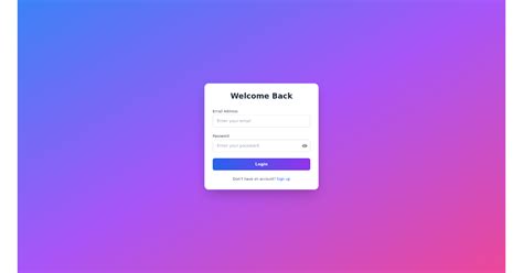 Login Page Free React Tailwind Component