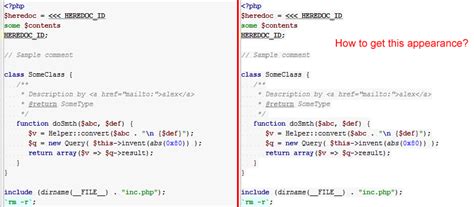 Editor How To Set The Background Color To Be Only Behind The Code And Not The White Space