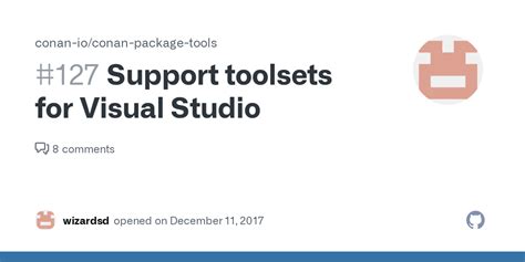 Support Toolsets For Visual Studio Issue Conan Io Conan Package Tools GitHub