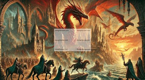 10 Epic Fantasy Digital Artwork In Style Of Dandd And Dragonlance 2024