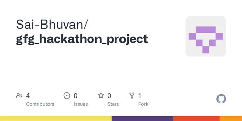github sai bhuvan gfg hackathon project