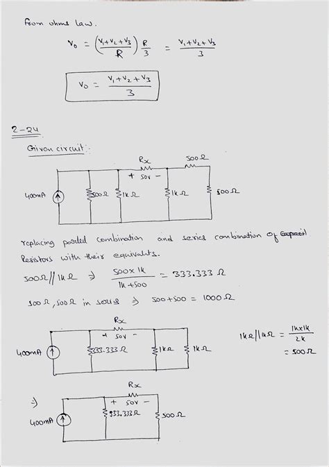 [solved] Employ Series And Parallel Equivalence Current And Voltage Course Hero