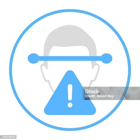 Facial Scan Error Icon Stock Illustration Download Image Now