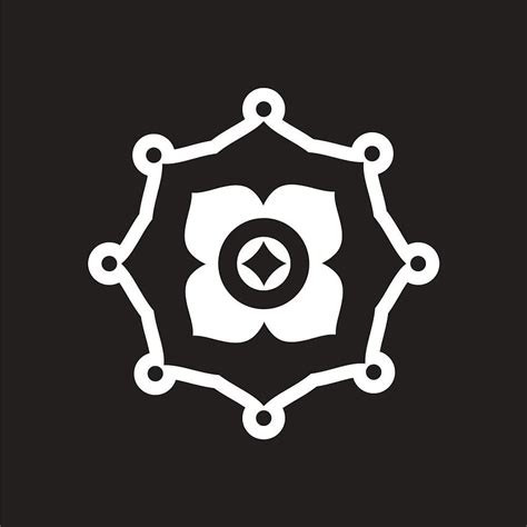 세련 된 흑백 아이콘 인도 상징 벡터 Ai Eps Uidownload