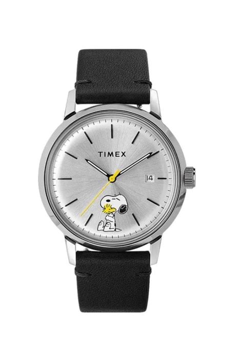 Timex Marlin Automatic X Peanuts Featuring Snoopy And Woodstock