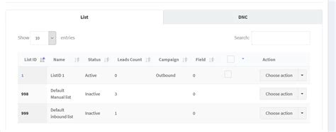 List Management Not Working Issue Goautodial V Github