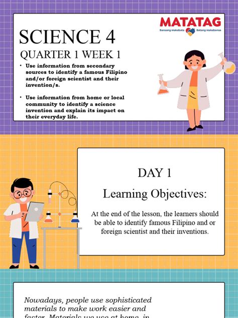 Science4 Q1 Week1 Ppt Matatag Edumaymay Pdf Science Cognition