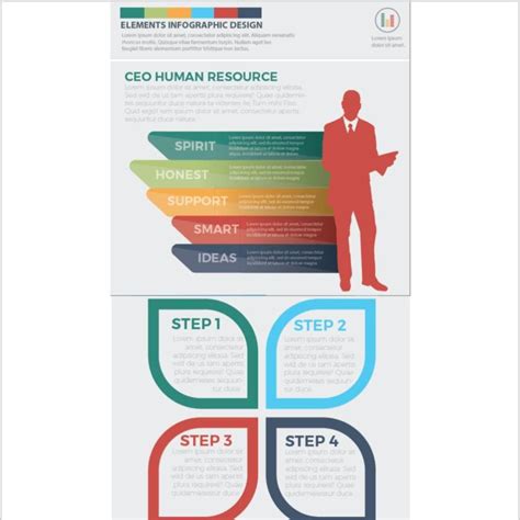 数据展示分析信息图表元素模板设计Present Infographics Elements Design 设计元素 OVO图库