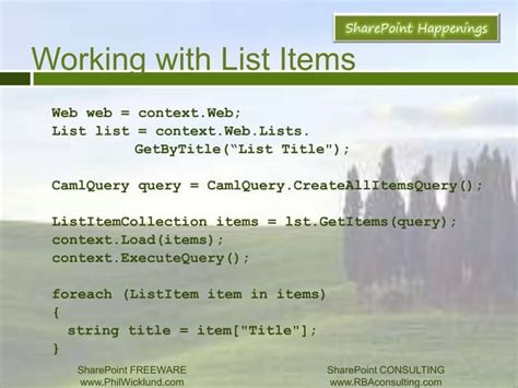 Sharepoint 2010 Client Side Object Model Ppt