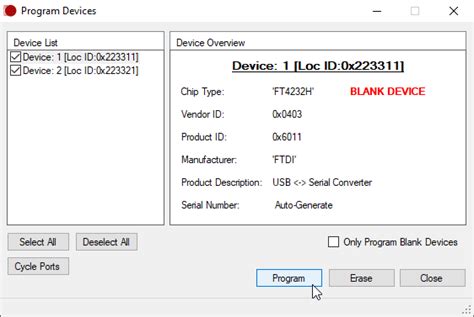 Usb Ft4232h Configuring Ri As Txden Using Ftprog Electrical