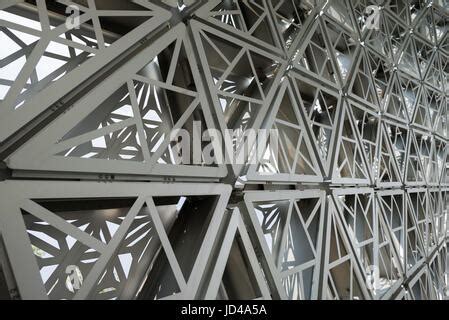 Close Up Of Gridshell Structure Stock Photo Alamy