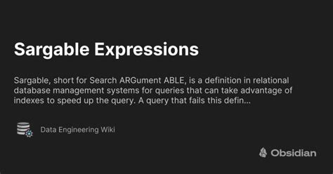 Data Engineering On Linkedin Sargable Expressions Data Engineering Wiki