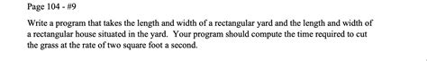 Solved Page Write A Program That Takes The Length Chegg