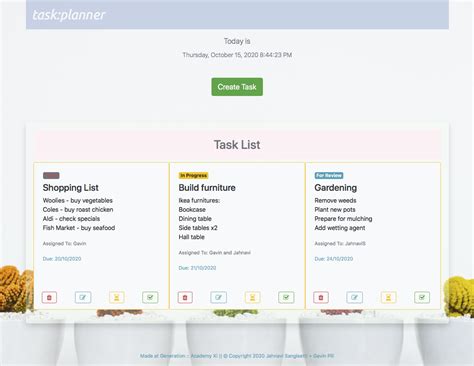 GitHub Gavinpwd Task Planner JWD Program Task Planner Web App Project Created Using The