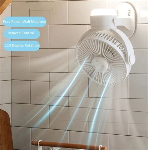 티몬 비즈 마켓 원격 제어 무선 공기 냉각 냉각기 팬을 위탁하는 Led 램프 Usb를 가진 잘 고정된 선풍기 가전