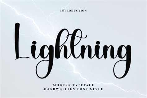 Lightning Font Free Font