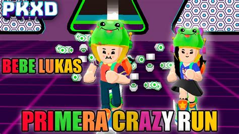 Bebe Lukas Juega A La Crazy Run Por Primera Vez Y Me Gana 🤯en Pk Xd