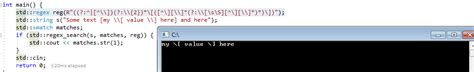 C Regex Unhandled Exception Es Regex Object Stack Overflow
