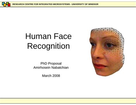 Pdf Human Face Recognition University Of Windsor Face Recognition… · • An Inverted Face Is