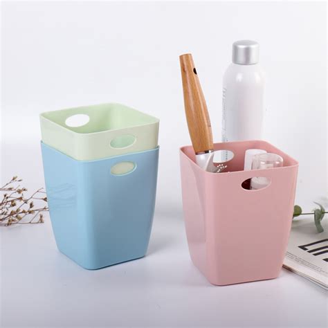 Mtvxesu Small Trash Can With Lid Desktop Trash Can Mini Lidless Waste