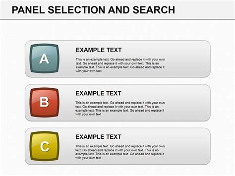 Panel Selection And Search PowerPoint Charts ImagineLayout Com