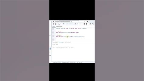 How To Drop Row Level Security Policy From Postgresql Best Postgresql Tutorial Shorts Youtube