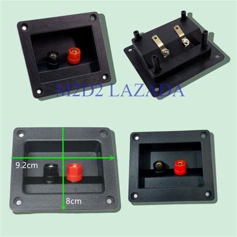 TERMINAL BOX SPEAKER PLASTIK ABS TERMINAL SPEAKER BINDING POST Lazada Indonesia