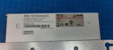 Adlink Embedded Box Computer Mxe 1501