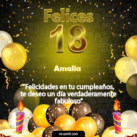 🎂 Feliz Cumpleaños Abuelita Amalia Tarjetas  Online