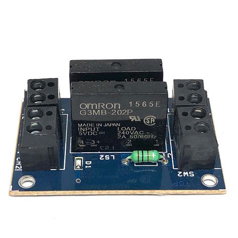 V Channel SSR Relay Module Solid State Relay Module With Fuse Sensor