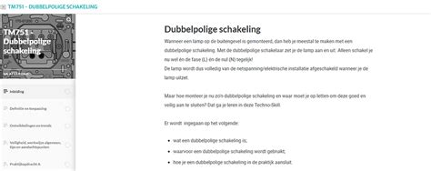 Techno Skill TM Dubbelpolige Schakeling