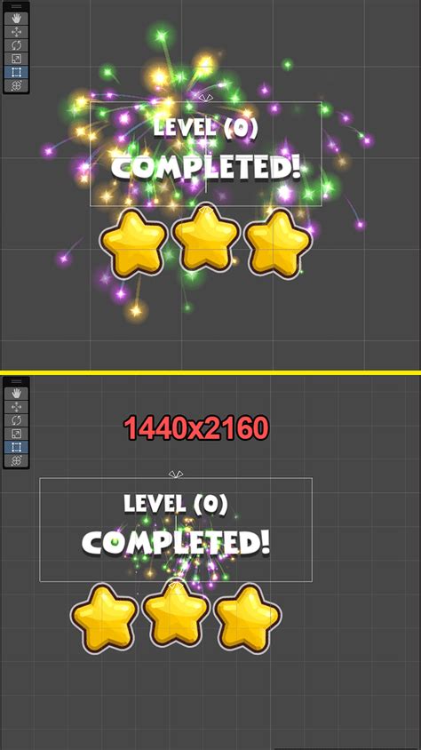 How To Have The Same Ui Particle Sizevisually On Different