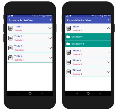 Expandable ListView Extension DeepHost Extension