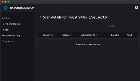 Rancher Desktop Is Failing To Scan Images · Issue 3590 · Rancher