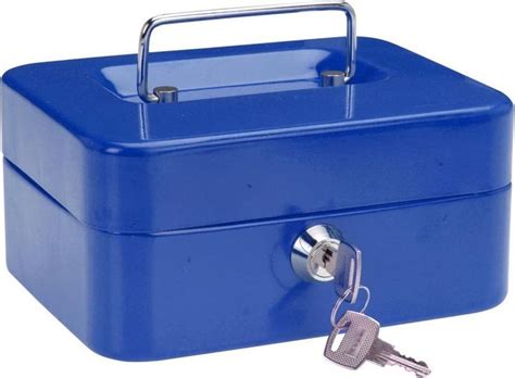 Money Box metal - Metalen Geldkist Met Slot - Geldkluis Met Muntbak ...