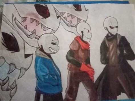 Gaster Papyrus Sans😄 Glitchtale Amino