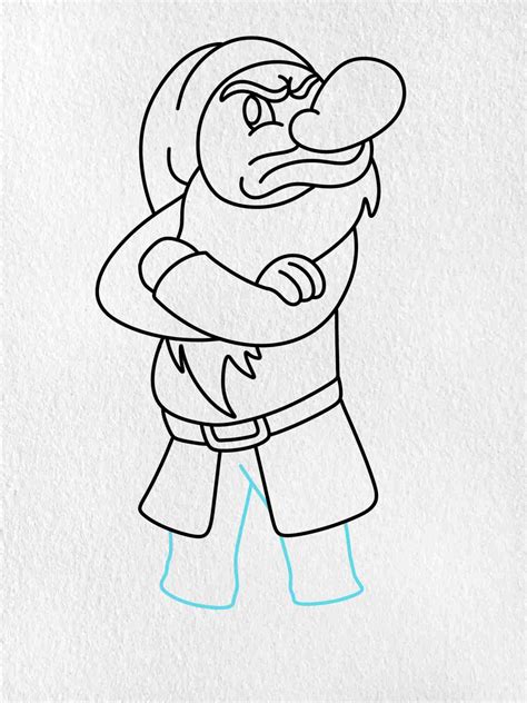 Grumpy Dwarf Drawing Helloartsy