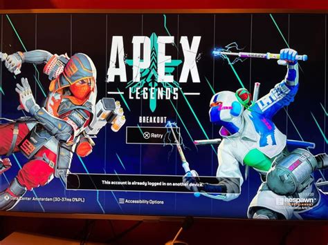 “this Account Is Already Logged In On Another Device” Any Advice R Apexlegends