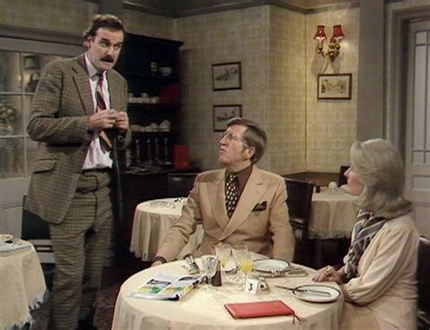 John Cleese Bruce Boa And Claire Nielson In Fawlty Towers 1975