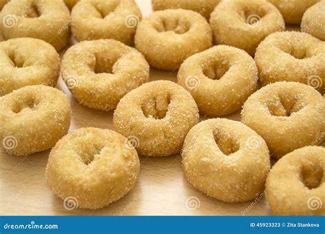 Sugar Doughnuts Stock Image Image Of Pudding Table 45923323