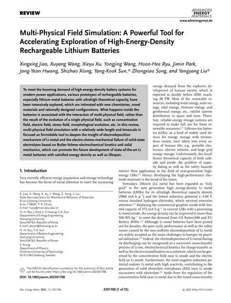 Multi‐physical Field Simulation A Powerful Tool For Accelerating