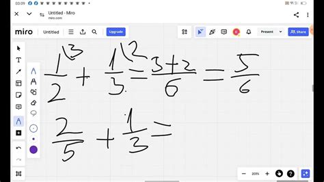 📗Сложение дробей с разным знаменателем Дроби Нахождение общего знаменателя Часть 1 Youtube