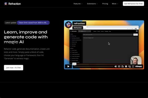 Refraction Ai Powered Code Generation Tool For Developers Jims Ai Tools Directory