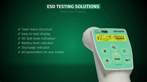 Esd3000 Handheld Esd Simulator With Modular Discharge Circuits Up To