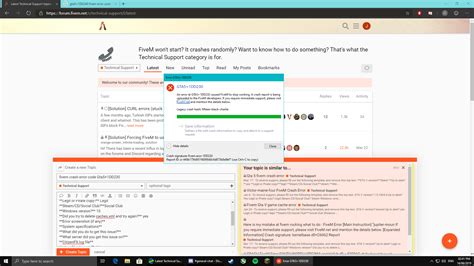 Fivem Crash Error Code Gta51dd230 Fivem Client Support Cfxre