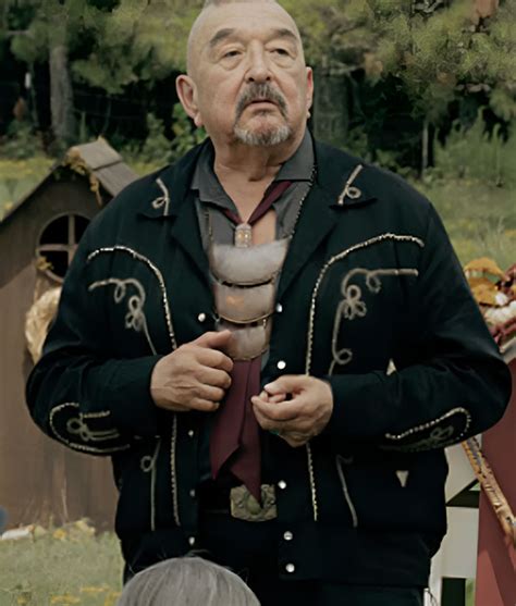 Tulsa King S2 Graham Greene Black Western Jacket Oldsmoke Jacket