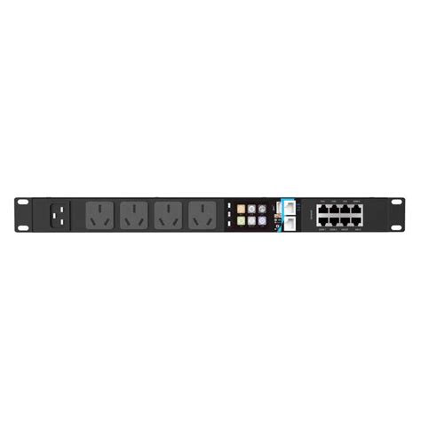 Ethernet Pdu Rack Mount Pdu 4 Port Networked Power Distribution Unit With Io 10a National