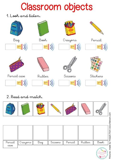 Classroom Objects Online Exercise For Primero Primaria In 2025